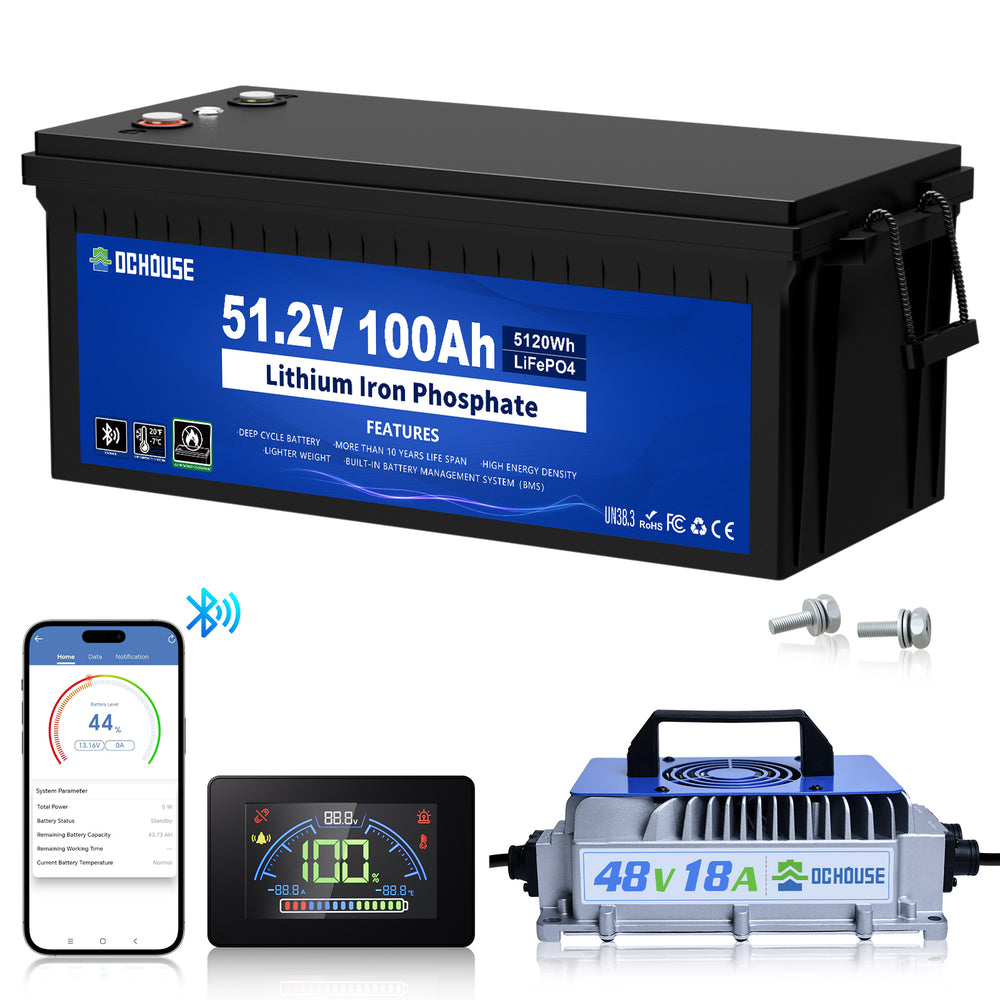 DC HOUSE LiFePO4 Batteries | 12V, 24V, 36V & 48V for All Applications