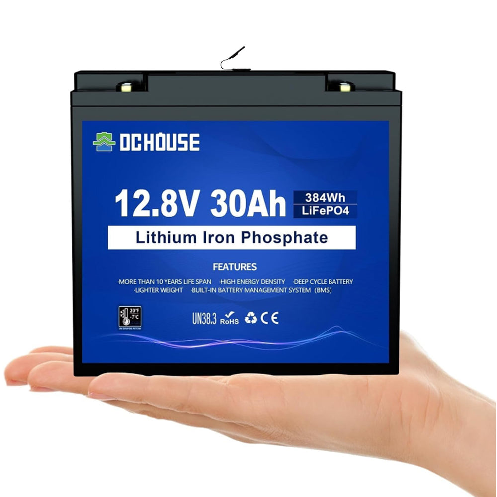 DC HOUSE 12V LiFePO4 Battery | Long Life Power for RV, Solar & Marine