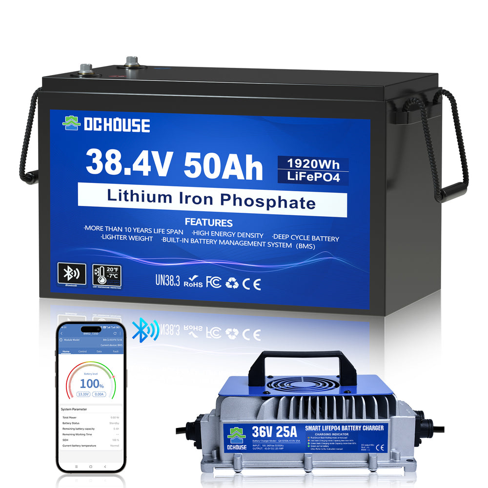 DC HOUSE LiFePO4 Batteries | 12V, 24V, 36V & 48V for All Applications