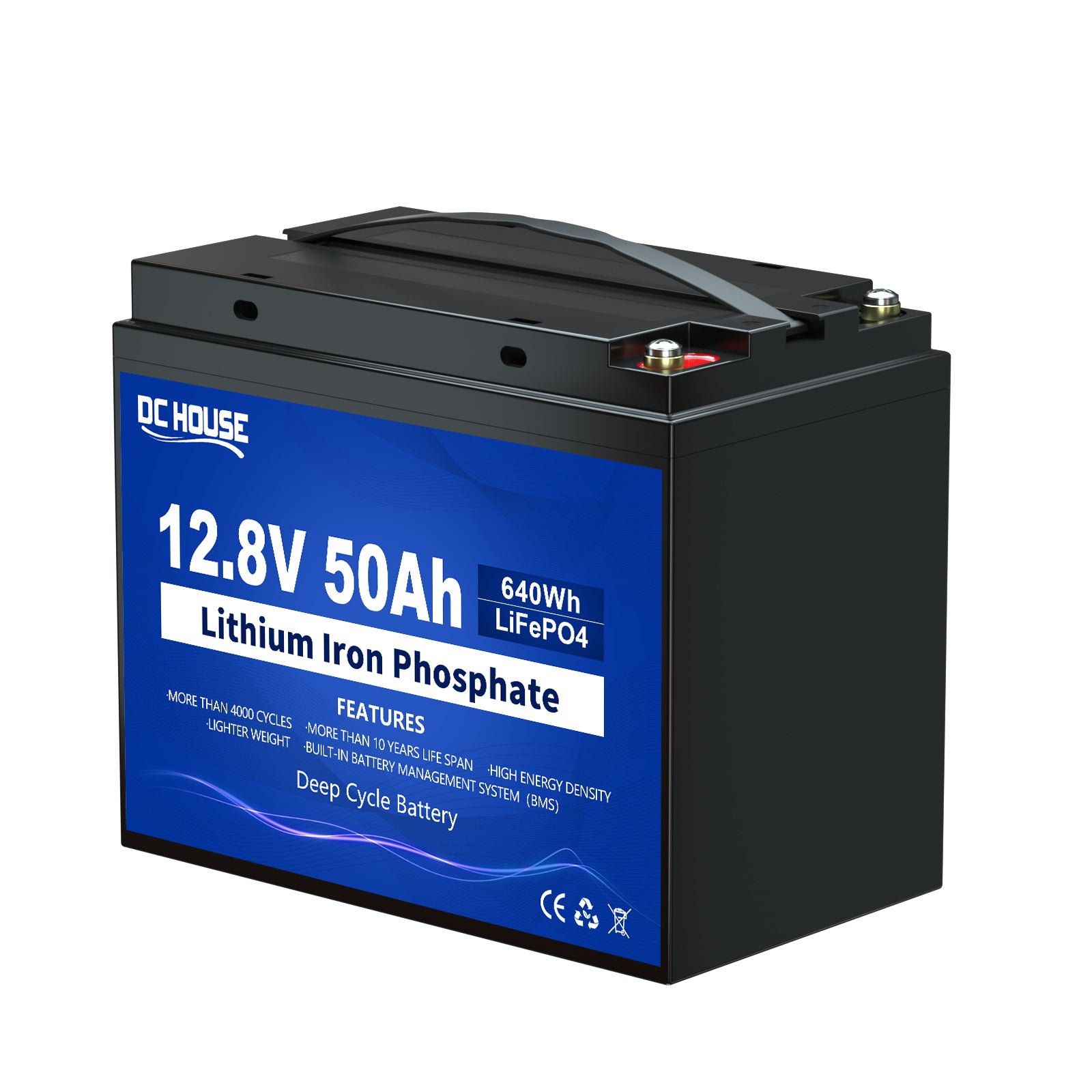 12V 200Ah Deep Cycle LiFePO4 Lithium Battery | DC HOUSE